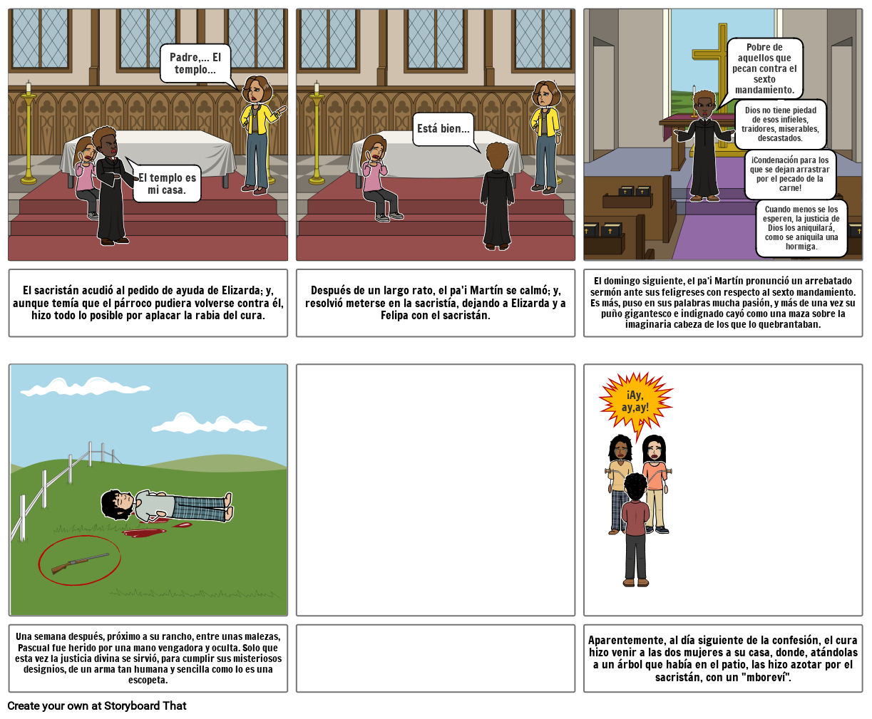 El tropiezo de Felipa Storyboard por 8cf57480