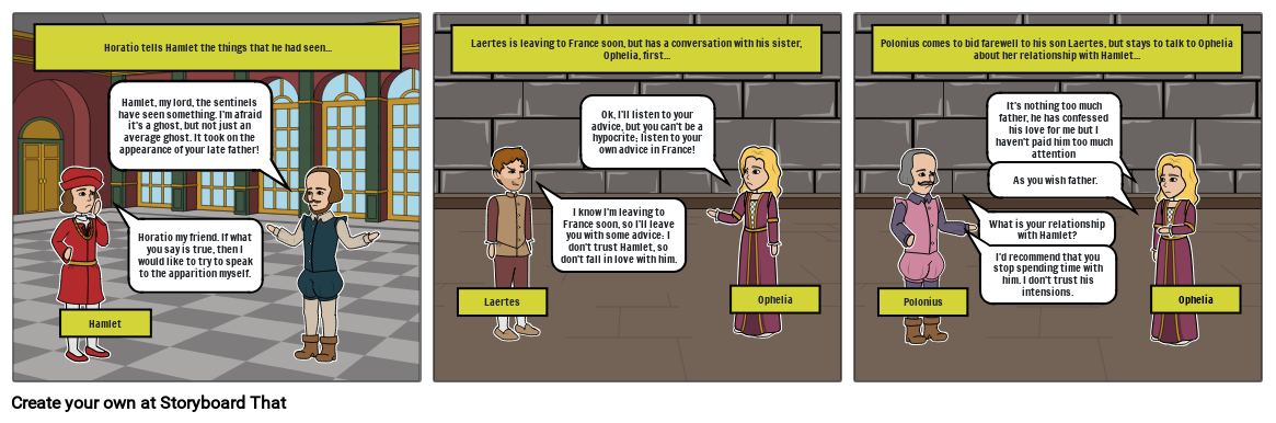 Hamlet 2 Storyboard by 8d19cf63