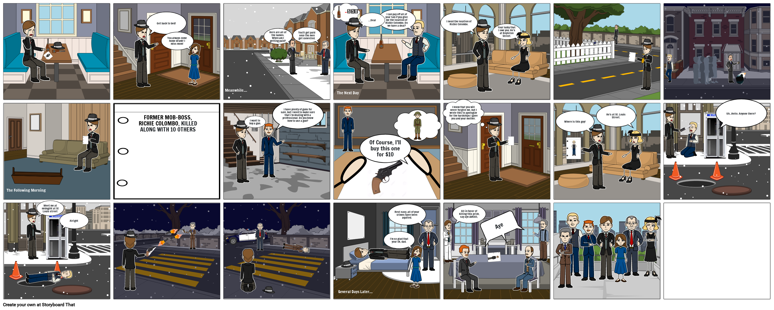 Comic Storyboard by 8d3bc872