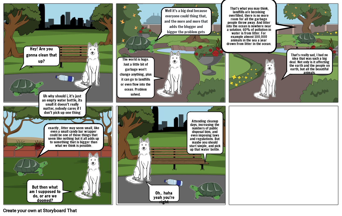 litter/waste Storyboard by 8d55d678