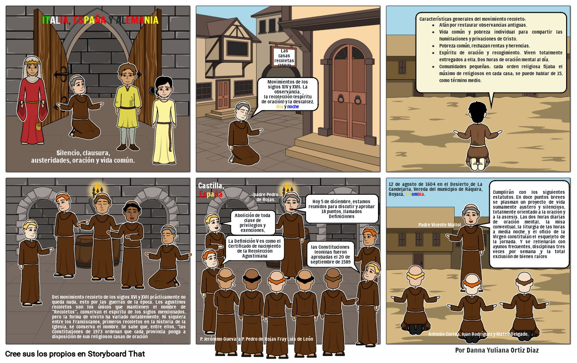 La recolección agustiniana Storyboard by 8d95840c