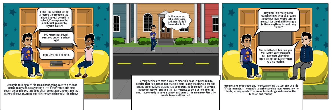 Conflict Part 1 Storyboard por 8da60ff4