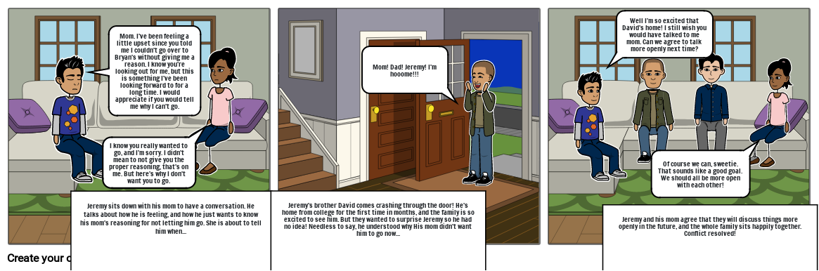 Conflict Part 2 Storyboard por 8da60ff4