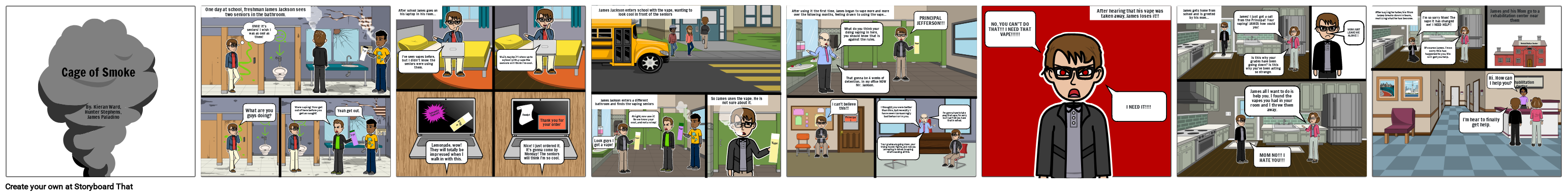 Lit Comp Project Storyboard by 8daa831d