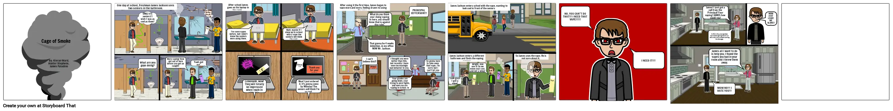 Lit Comp Project Storyboard by 8daa831d