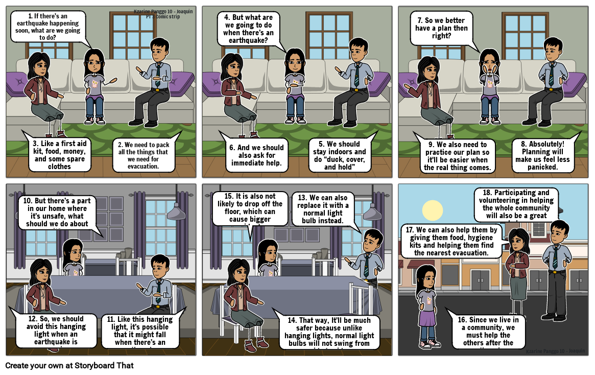 Kzarine Panggo 10 - Joaquin PT 3 Comic strip Storyboard