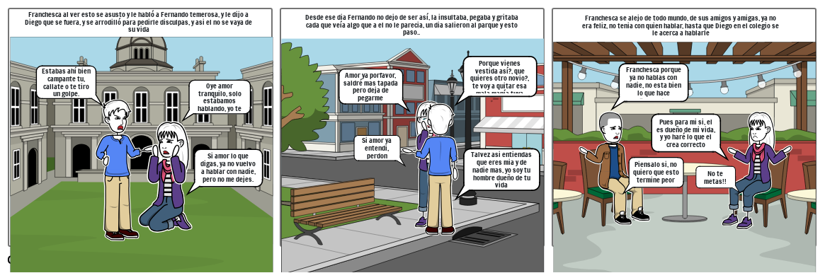 RELACIONES SALUDABLES Storyboard por 8e17ea05