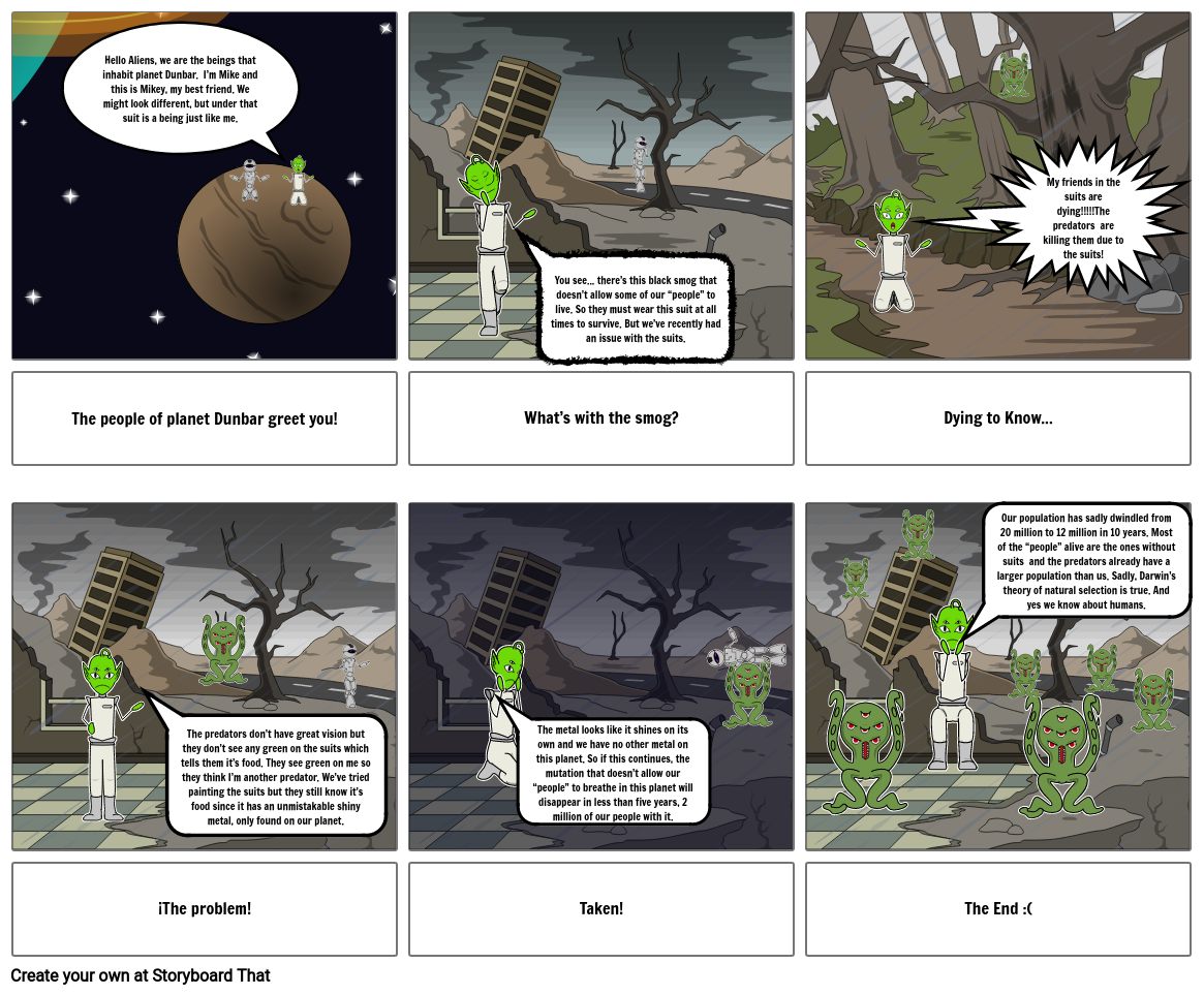 Alien vs Predator Storyboard por 8e8bc59c