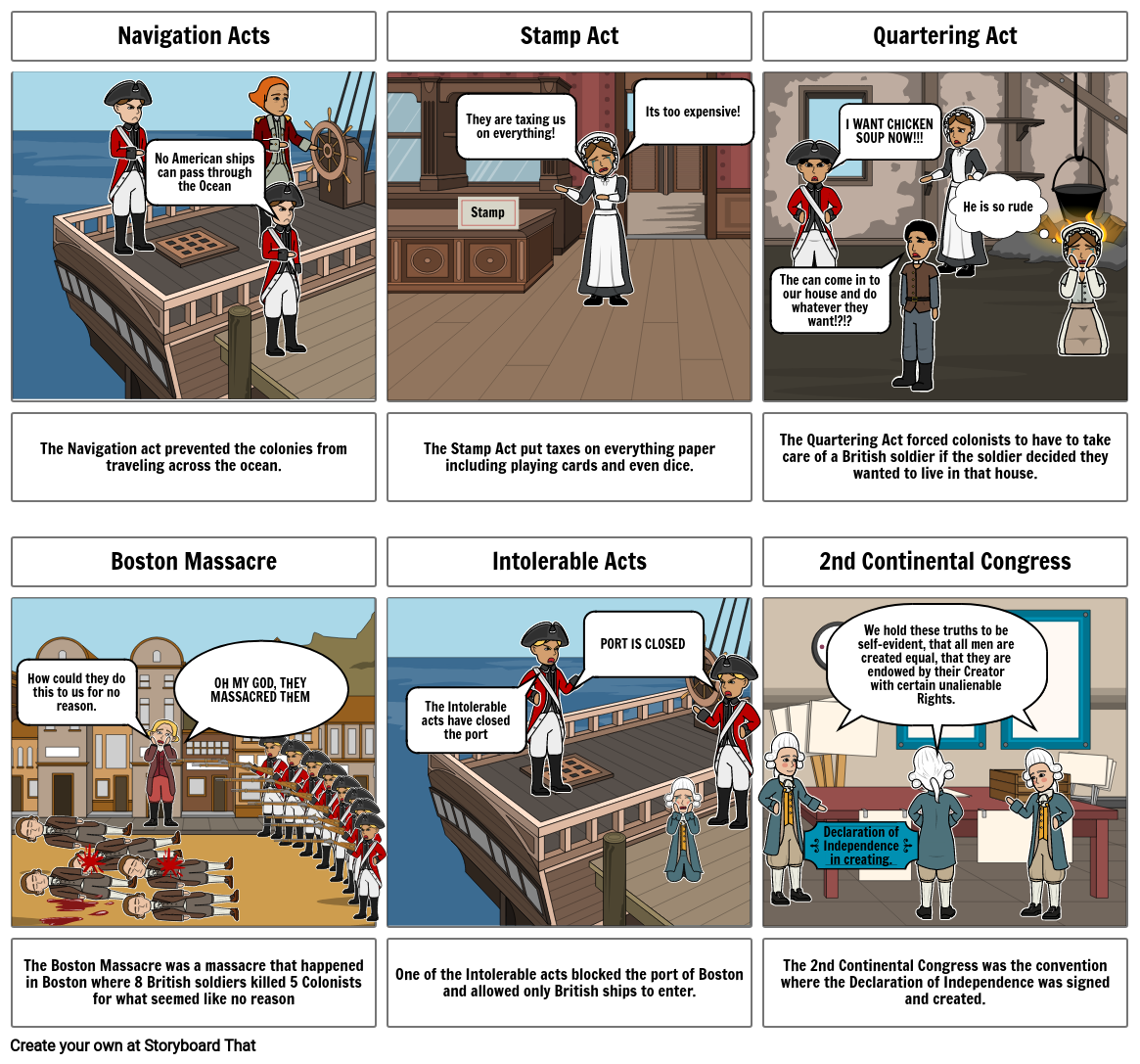 Revolutionary era Storyboard by 8f0c1a1d