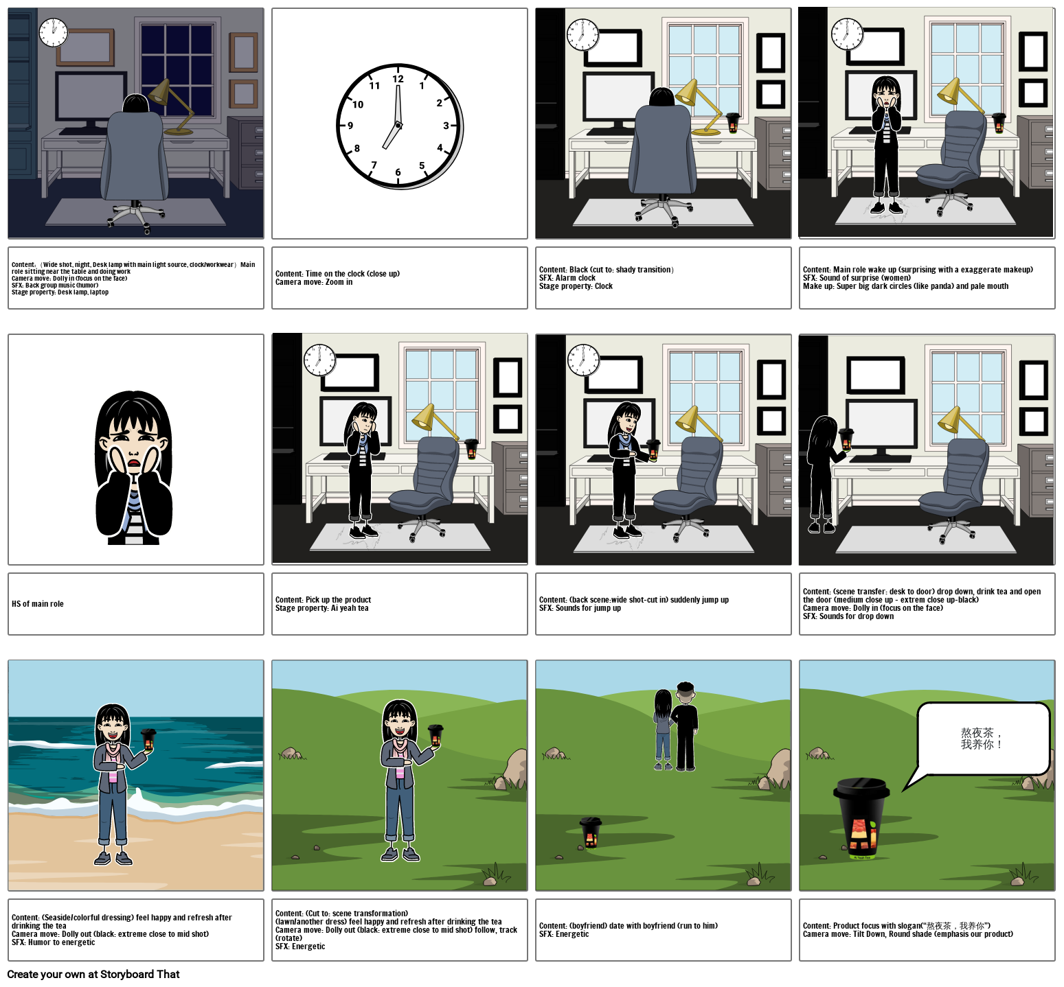 ad - v1 Storyboard by 8f4707ca