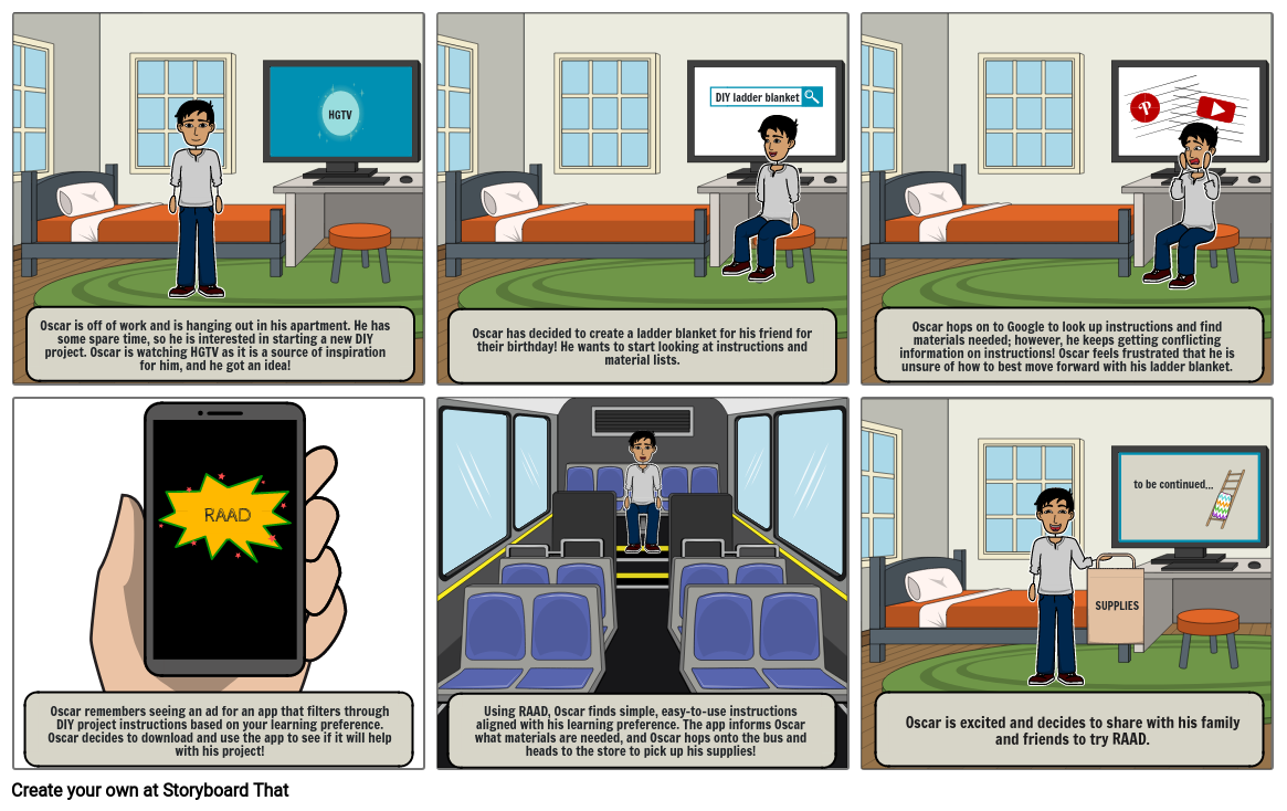RAAD DIY Storyboard por 8f52c8e9