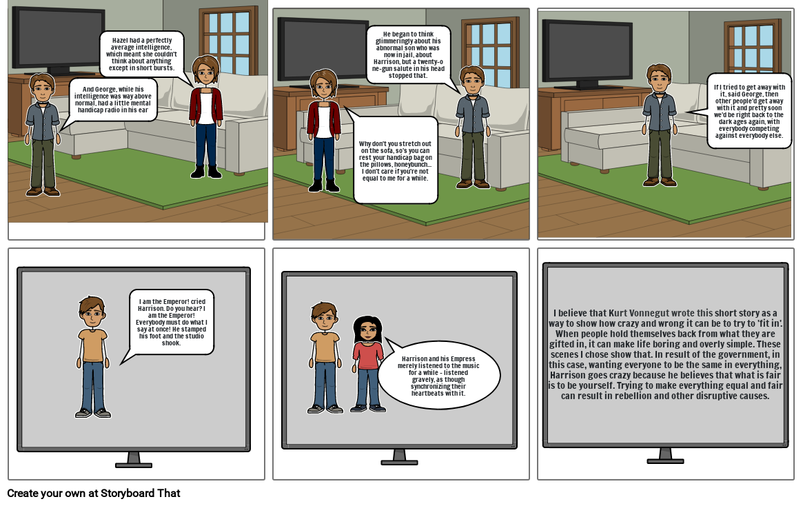 Satire Project Storyboard por 8f6e684d