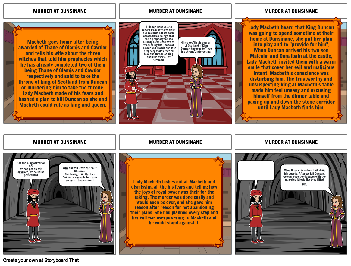 Macbeth Storyboard by 8fbb3088