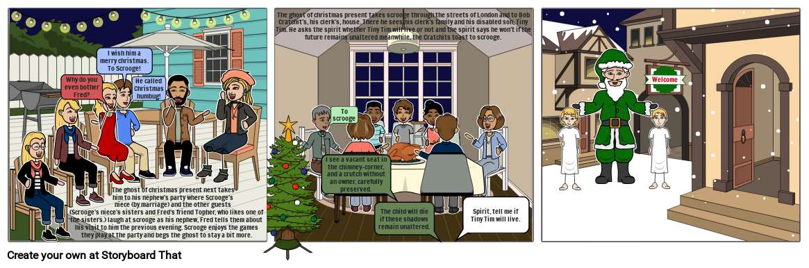 The christmas carol stave 3 Storyboard by 8fbc88c8