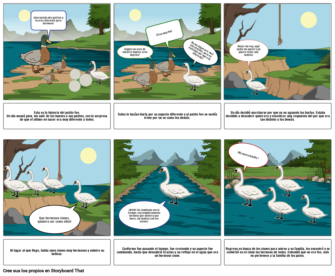 pato feo Storyboard por 9017d0bf