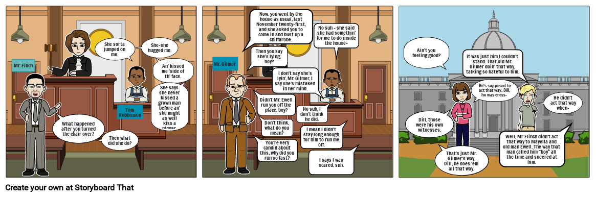 CHAPTER 19 TKAM Storyboard por 90490da8