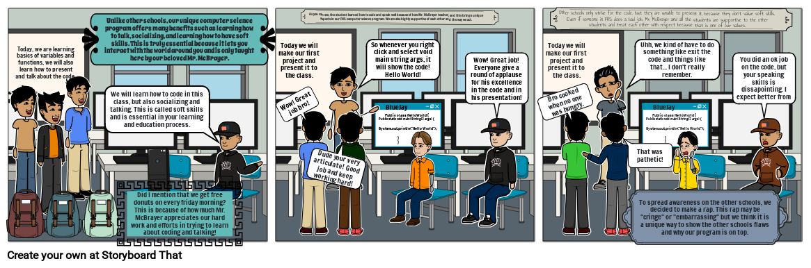 Computer Science Project Storyboard por 9050943a