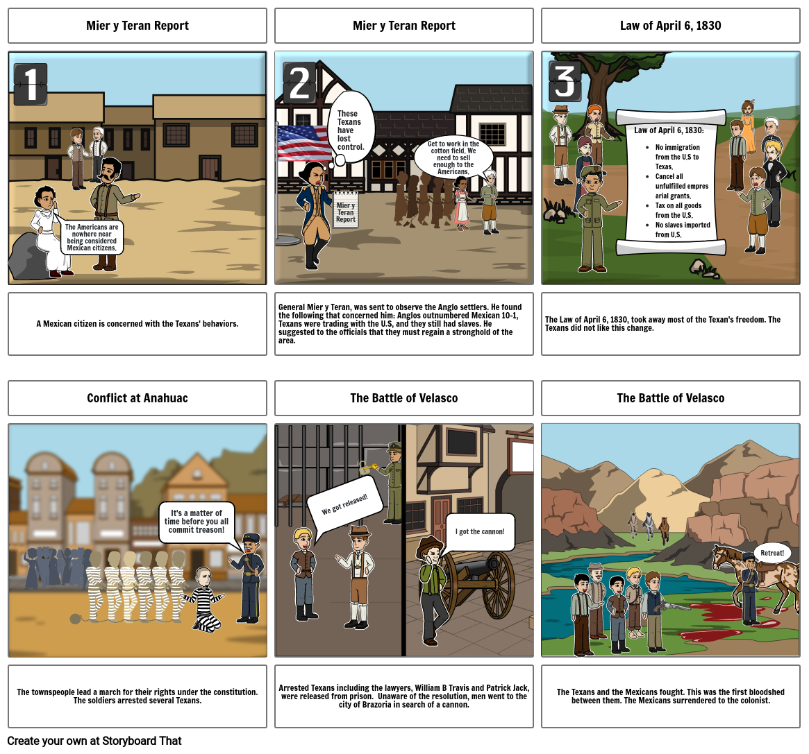 Road to the Revolution Storyboard por 90a57823