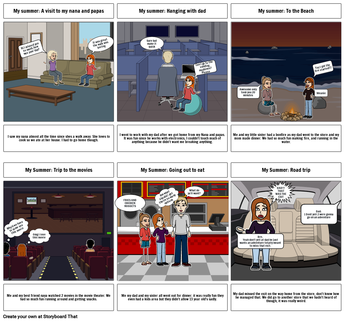 My summer Storyboard por 90fd1b38