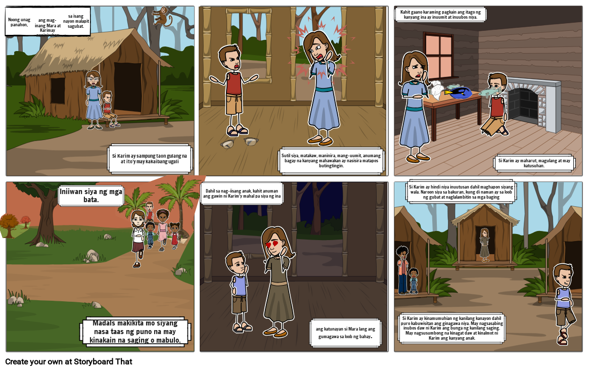 ang alamat ng unggoy Storyboard by 917cacc0