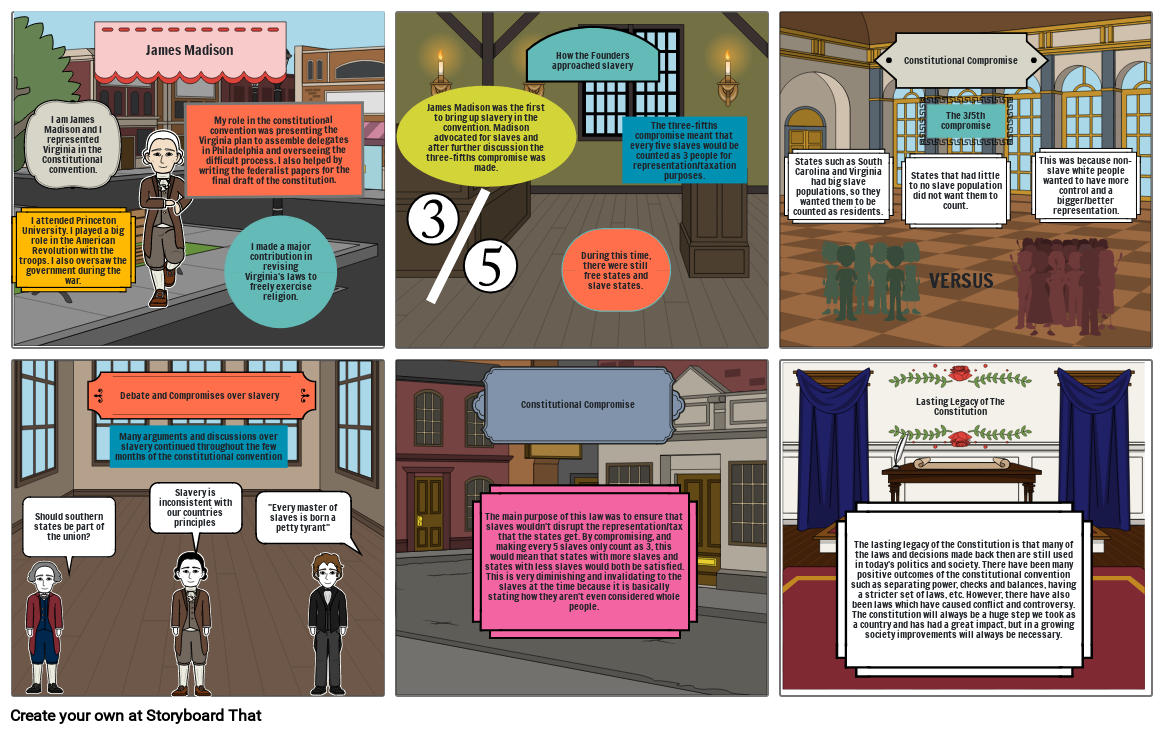 constitutional comic strip part 2 Storyboard by 91d6c417