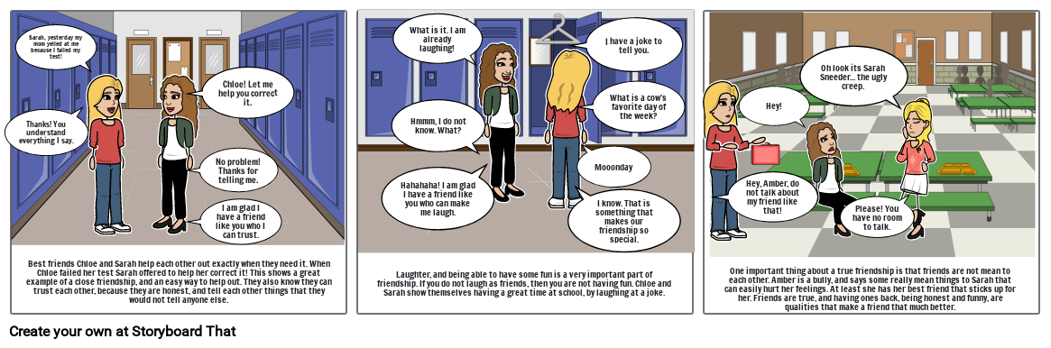 Friendship Storyboard par 9208a0eb