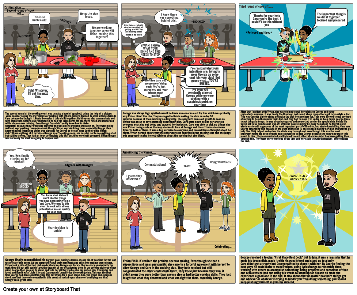 Classifying the Best Cook Storyboard por 923158e5