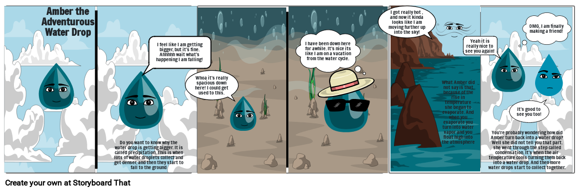 Water Cycle Part 1 Storyboard por 9270d2f4