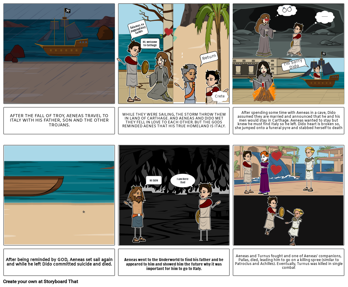 THE AENEID Storyboard por 92ddb4d1