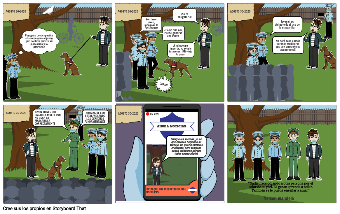 HISTORIETA CIUDADANIA Storyboard por 92fd20a0