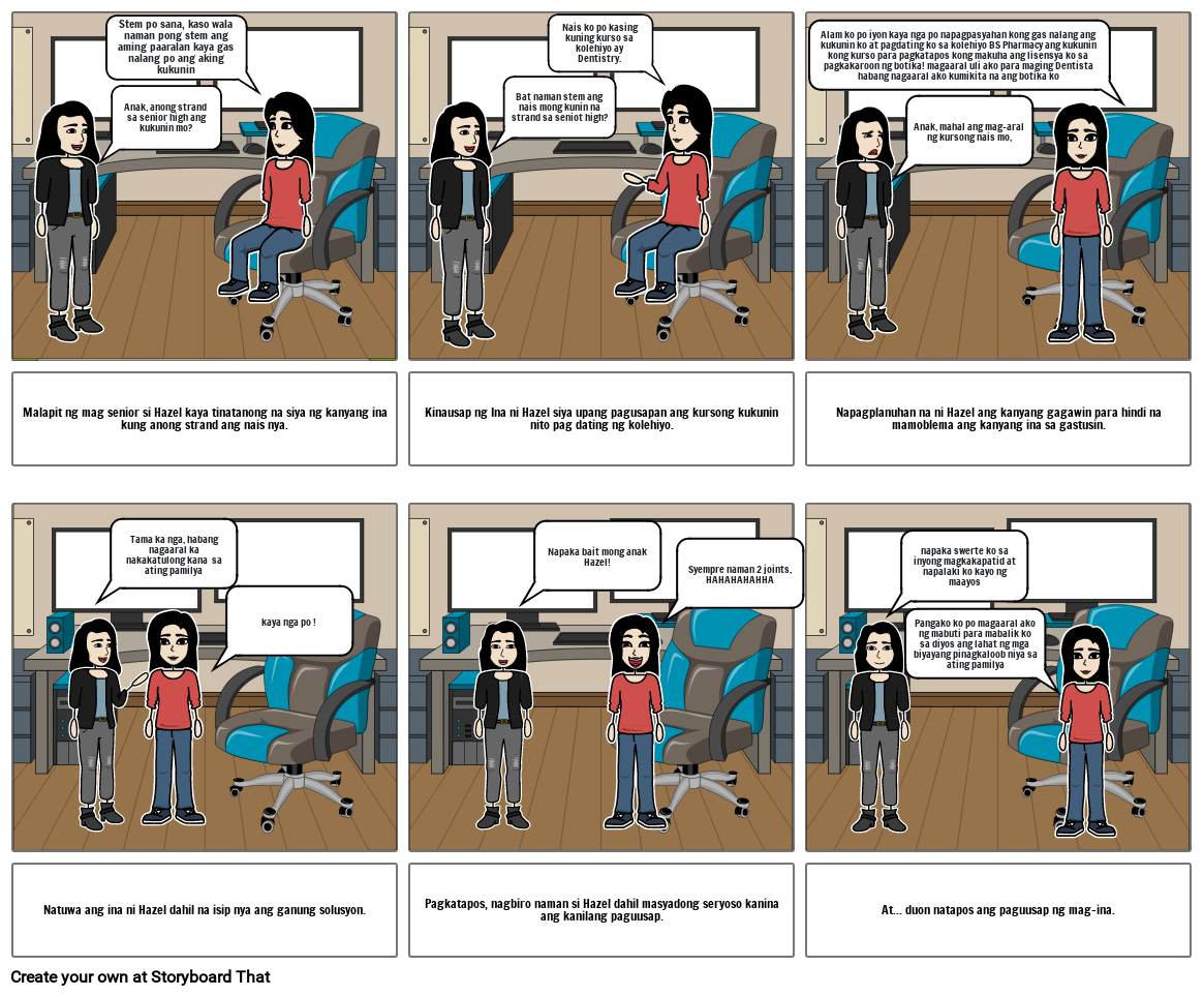 Gas o Stem Storyboard by 931878d9