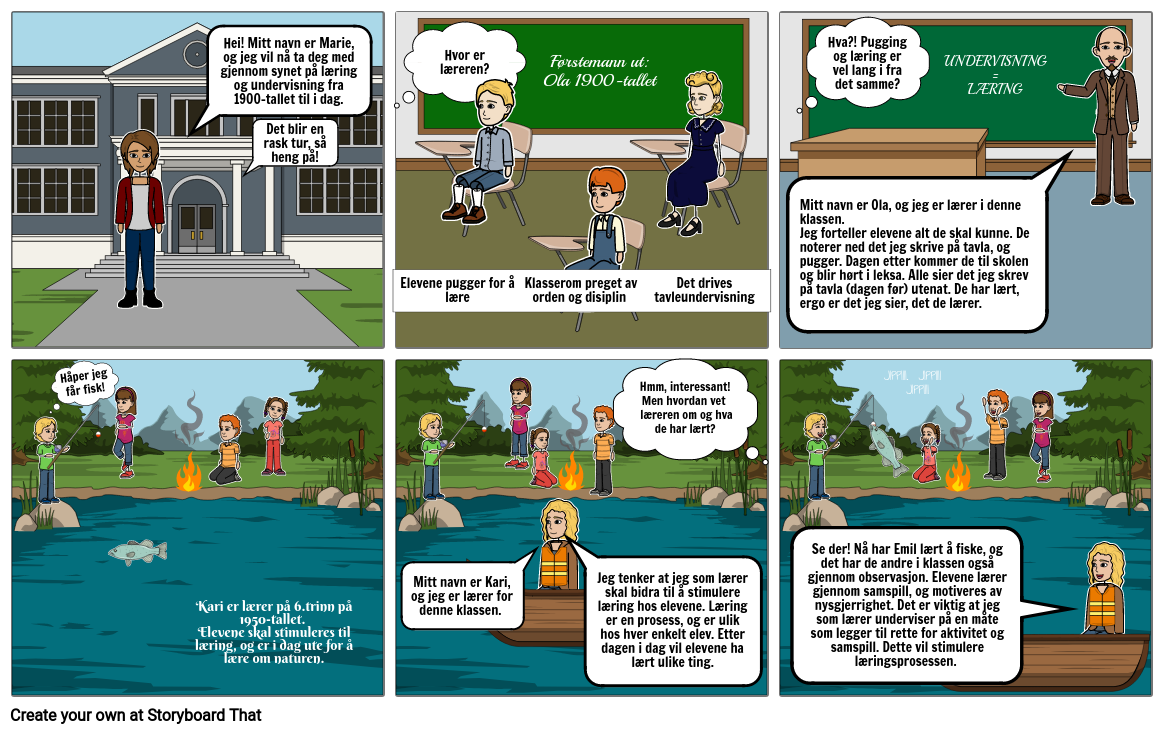 Læring og undervisning Storyboard par 931dec2f