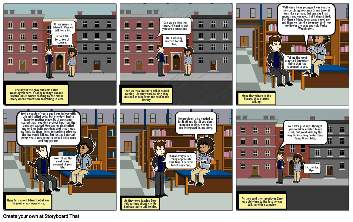 Holes Storyboard par 93225ad0