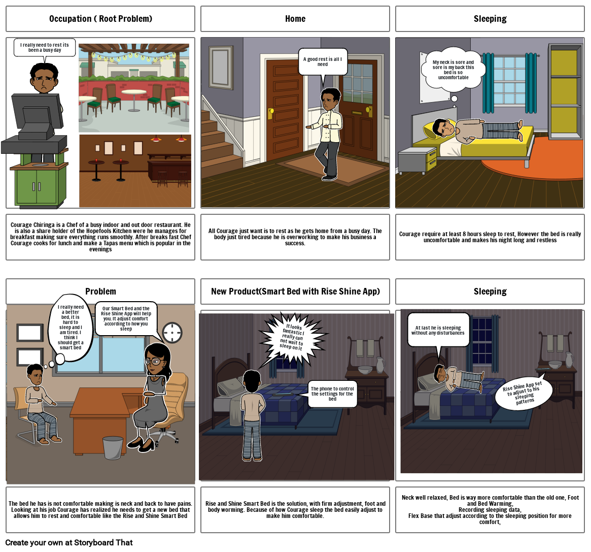 Rise And Shine App Storyboard By 93621e66