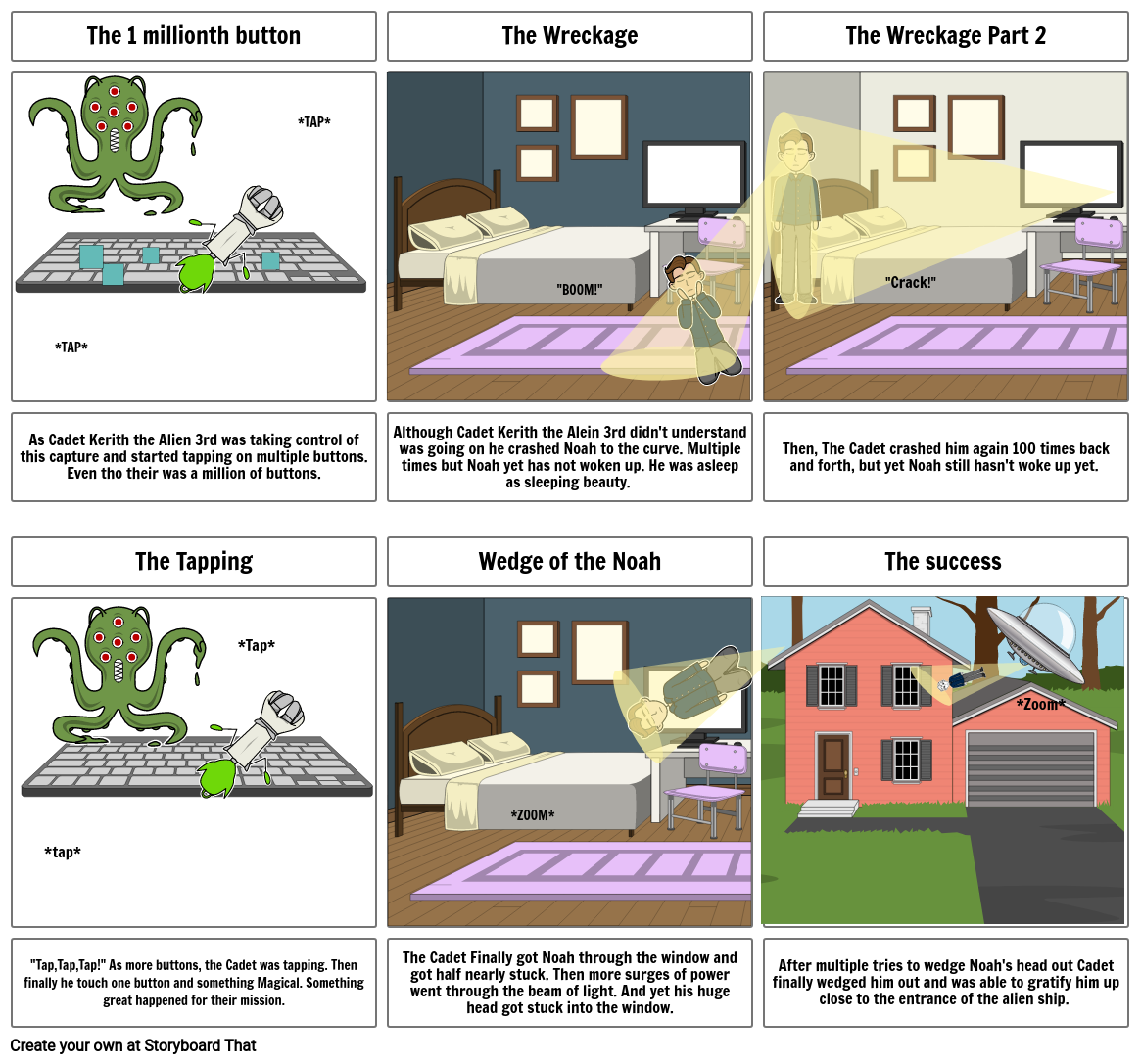 The alien 2 Storyboard by 943790f294396