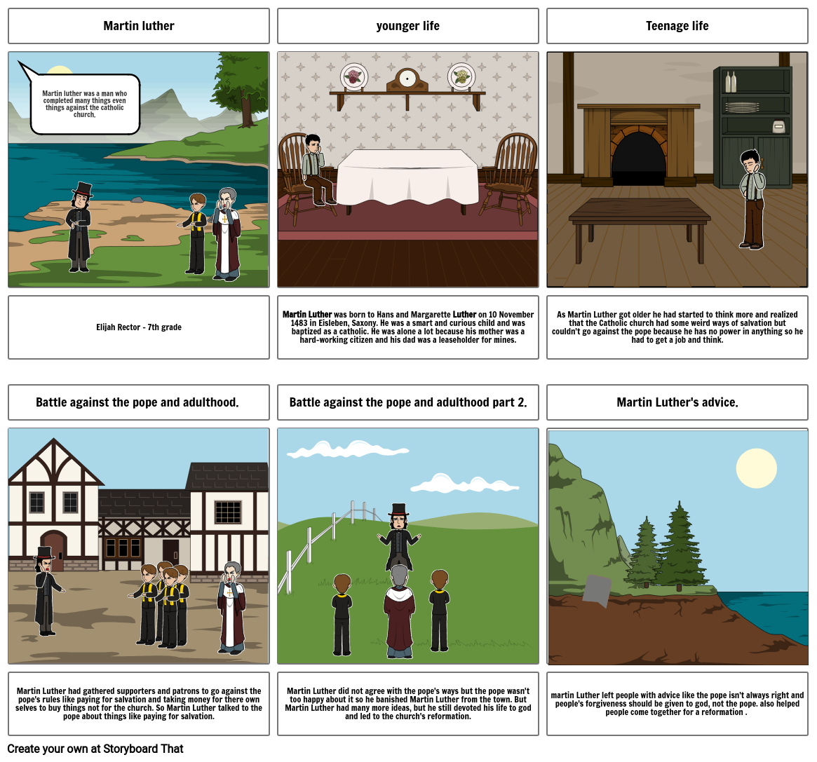 martin luther Storyboard by 9460c48a