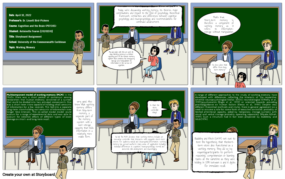 A. Fearon Cognitive Storyboard Storyboard von 9499c8fc