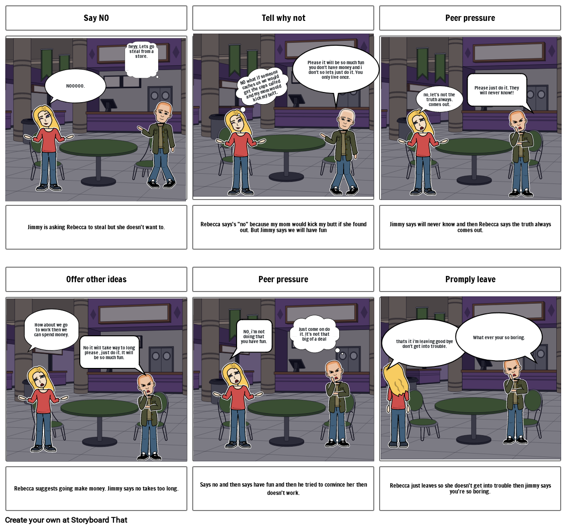 Tenleigh Caceres Refusal Comic القصة المصورة من قبل 94a08851