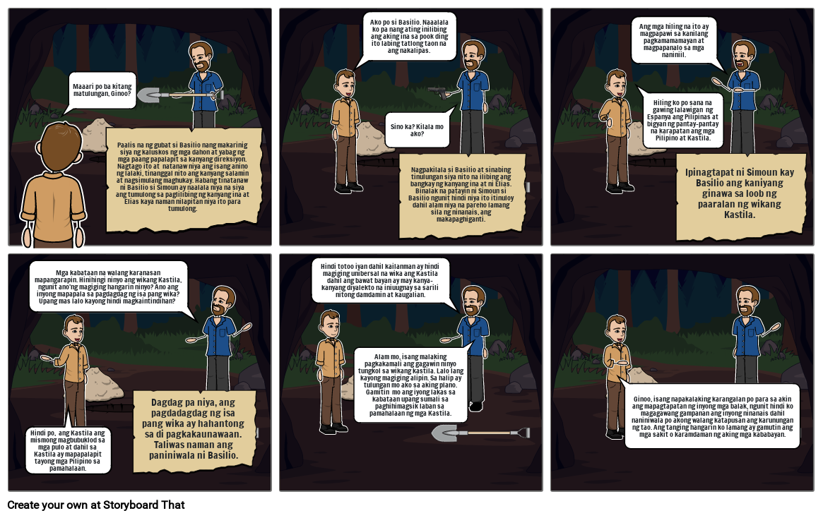 Filipino PT- Comic strip- Dongel Storyboard by 94c83fcb