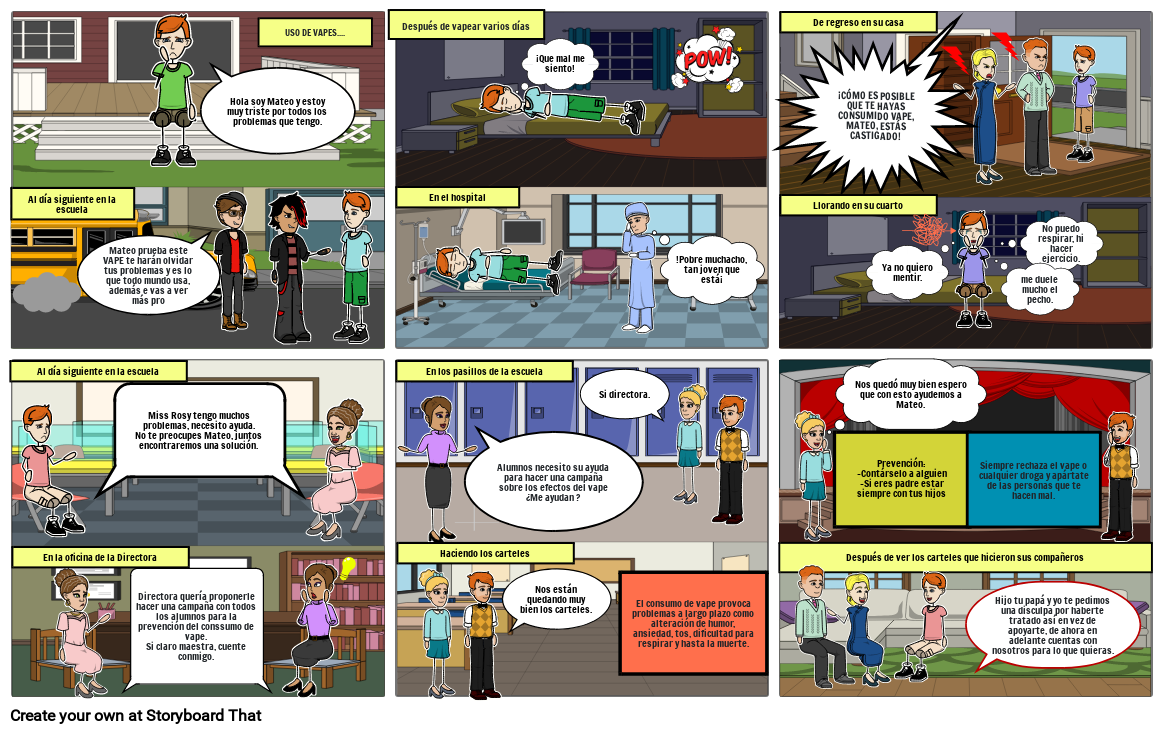 uso de vape Storyboard por 952a6094