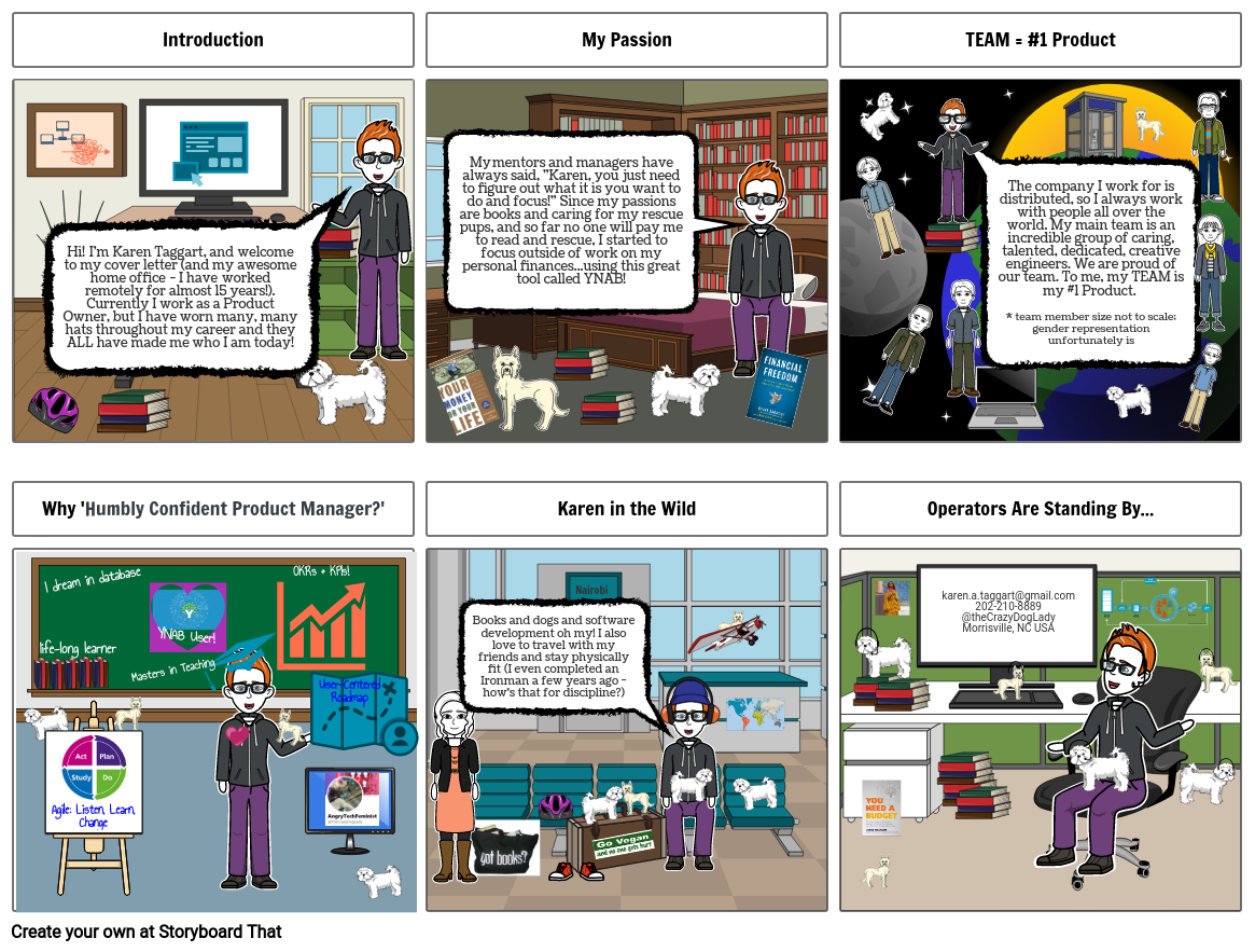 Humbly Confident Product Manager Storyboard por 959c8815