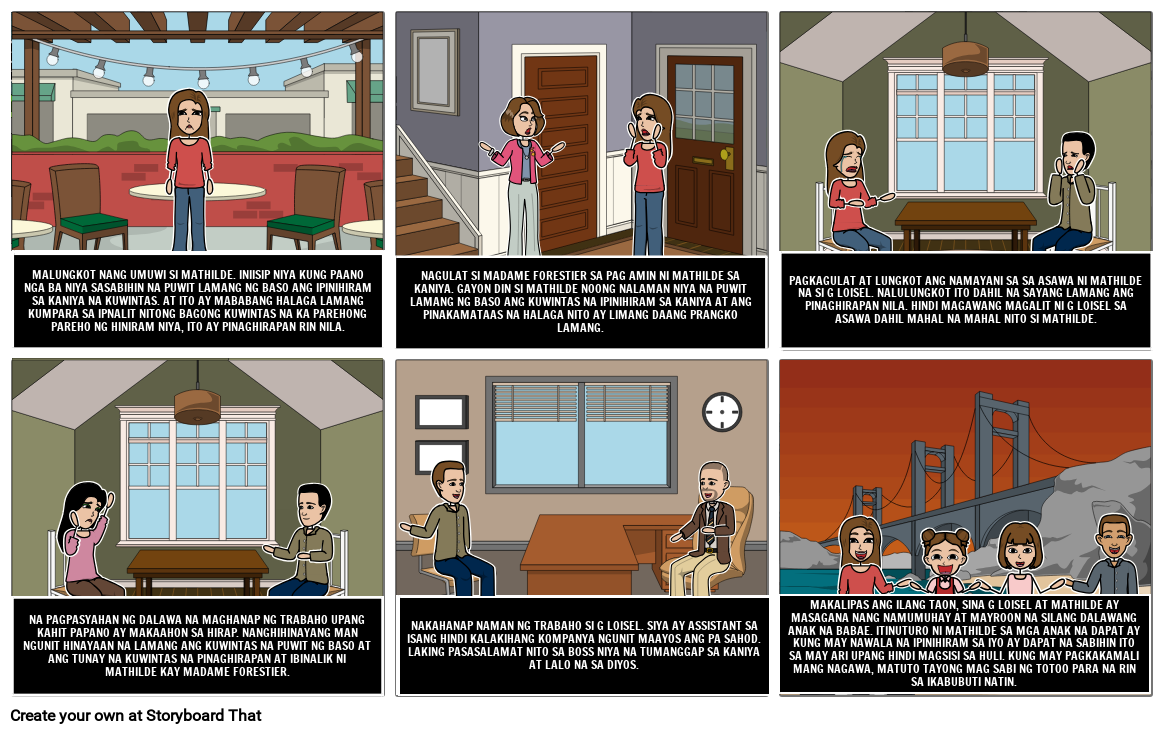 Ang Kwintas Storyboard by 95a02ed477