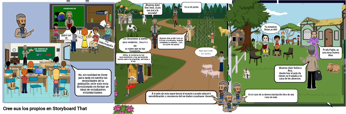 EDUCACIÓN RURAL Storyboard by 95bb3616