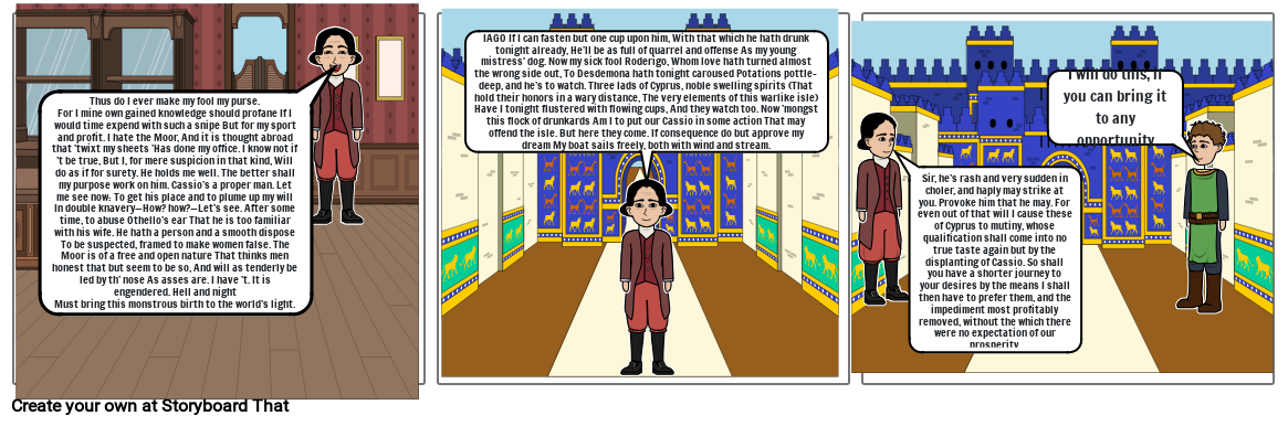 Othello Storyboard por 95cfb18b