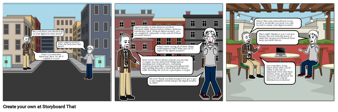 Alex Taylor - Digital Security Storyboard por 96069494