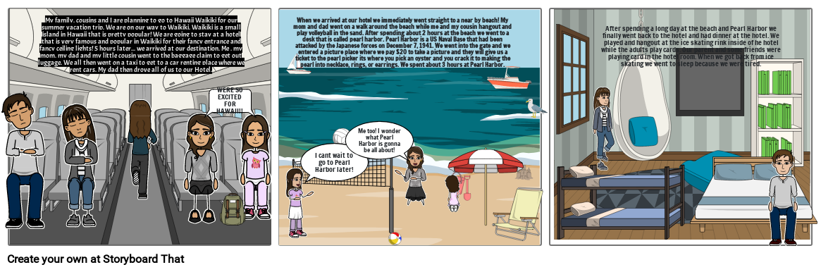 Hawaii trip Storyboard by 972658ff