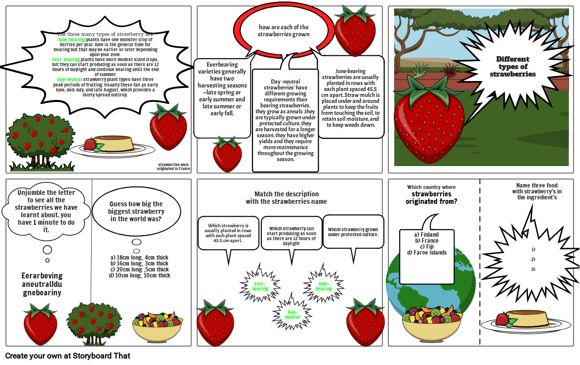 strawberry storyboard Storyboard por 973043d1