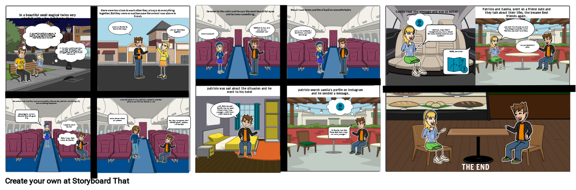 comic ingles Storyboard par 9785de0b