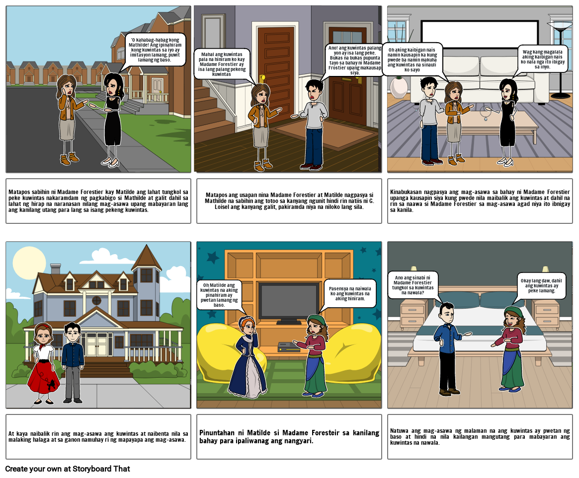 Ang Kuwintas Storyboard by 97ea89b7