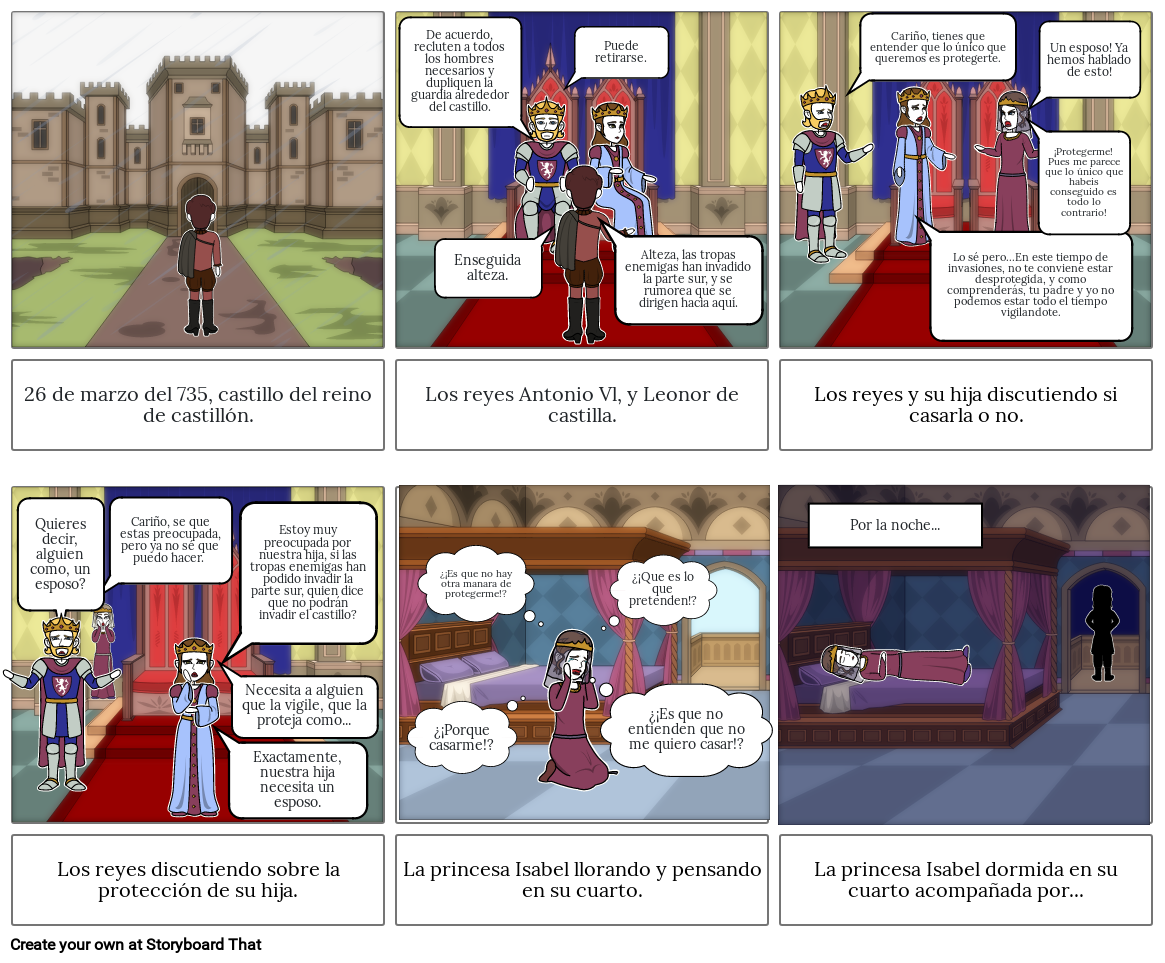 Un reinado complicado Storyboard by 97f56838